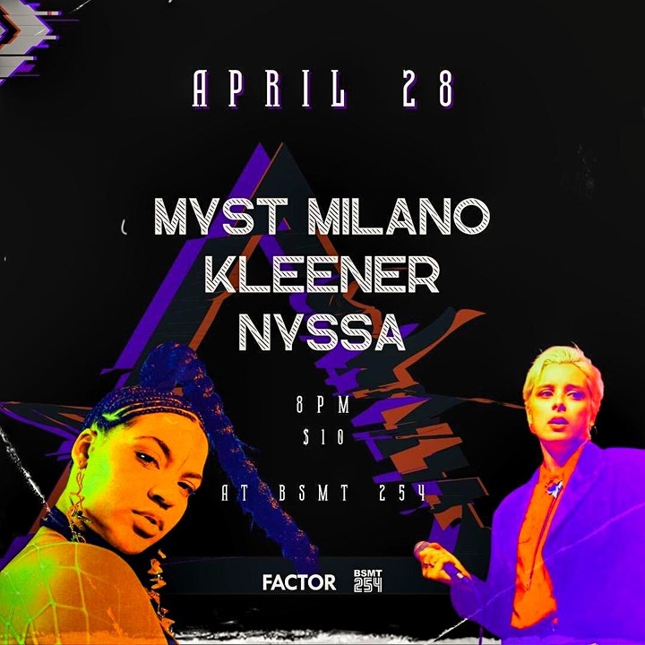 Myst Milano, Nyssa, Kleener (LIVE!) – BSMT254
